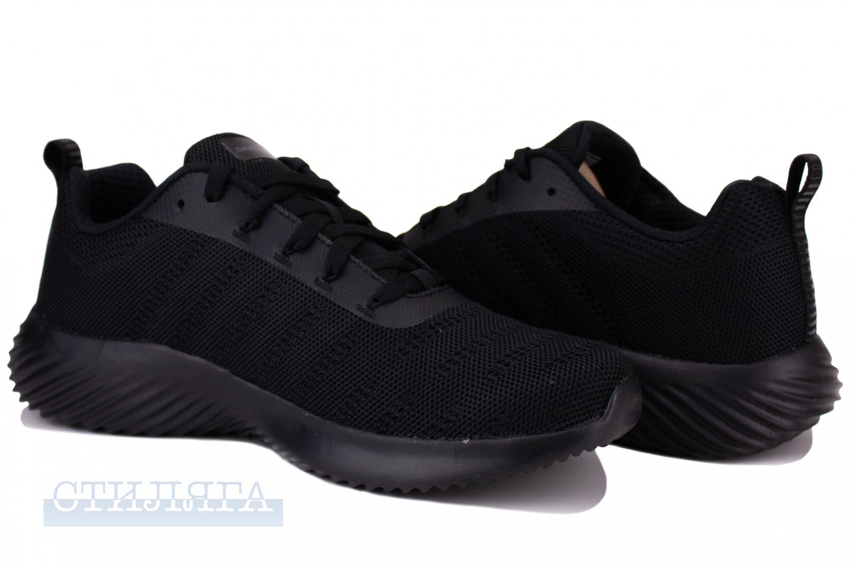 Мужские кроссовки Skechers Bounder 232375 BBK чёрные | Стиляга